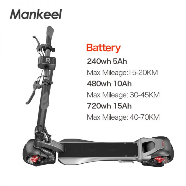 Mercane 1000W wide-wheeled electric scooter